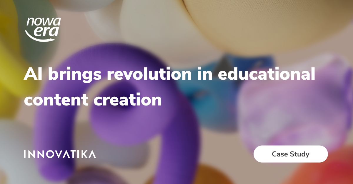 AI brings revolution in educational content creation - Innovatika